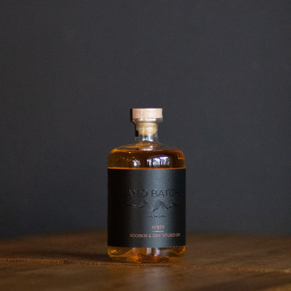 The Amber - Rooibos & Oak Infused Gin – Nano Batches Distillery